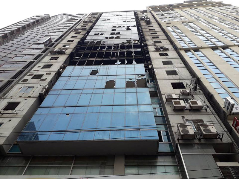 Case filed over FR Tower fire at Banani